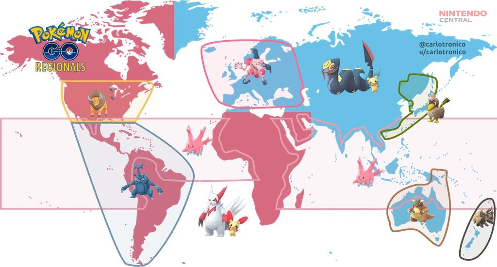 Pokémon GO Regional Pokémon Guide: Where to Catch Every Exclusive ...